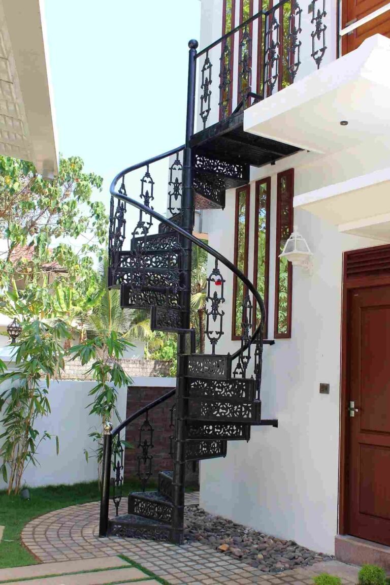 8 Exterior Staircase Designs for Indian Homes - TrendOnlIfeStyle