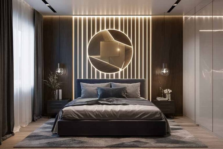 LED Panel Design for Small Bedroom | Modern Lighting Ideas ...